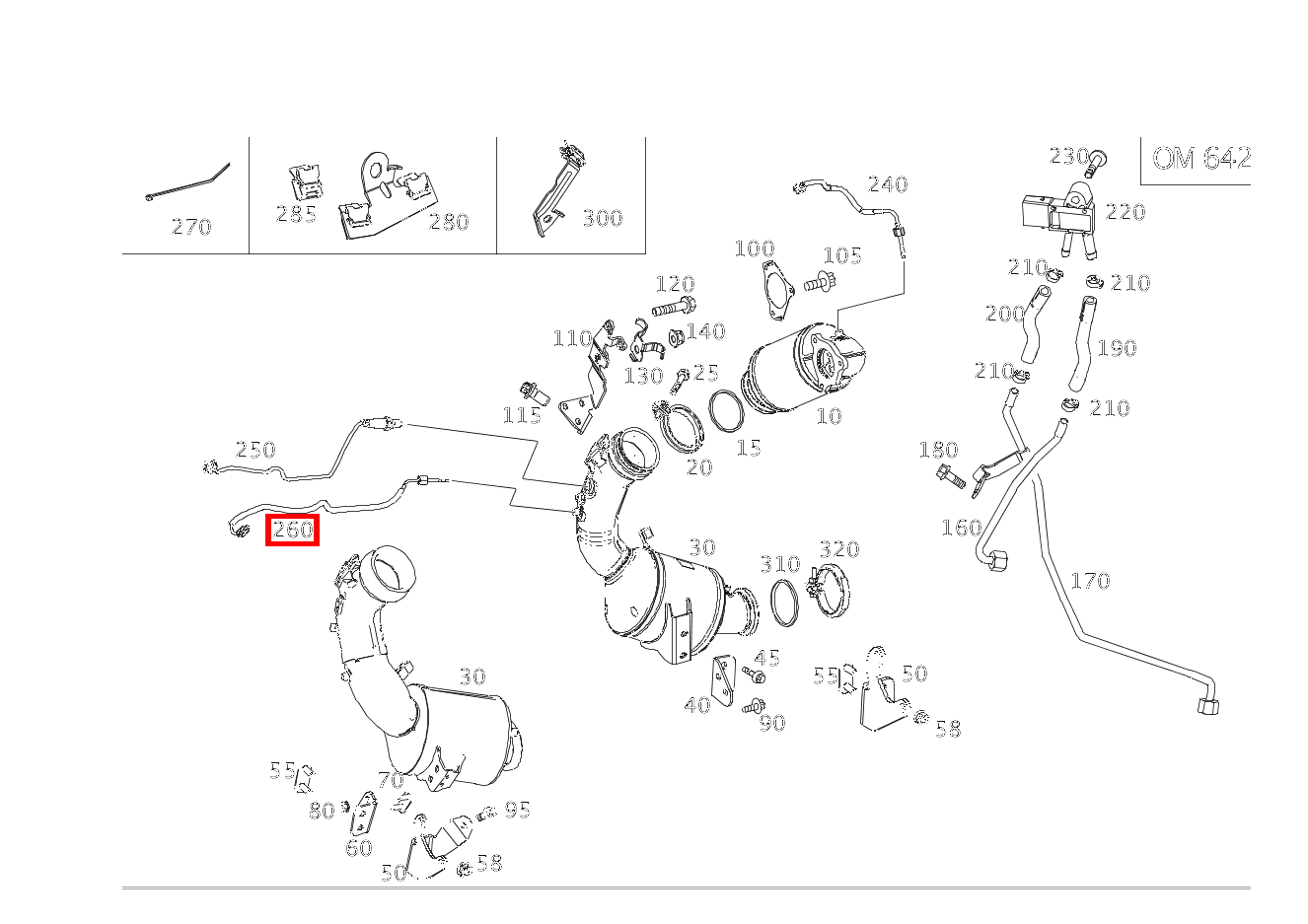 Temperatursensor VOR DIESELPARTIKELFILTER für E-Klasse 213 kaufen