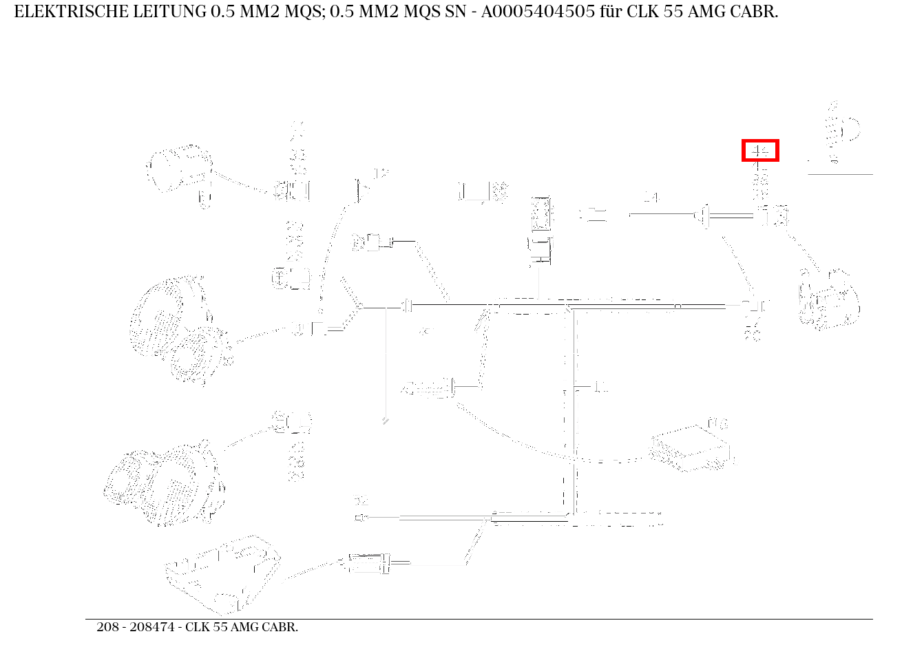 Elektrische Leitung 0.5 MM2 MQS SN , , und weitere kaufen