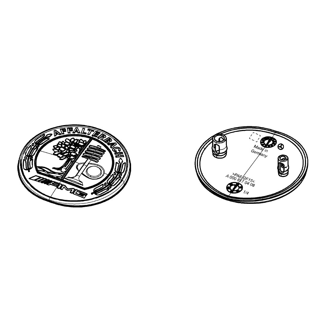 Firmenzeichen für C-Klasse 206 kaufen