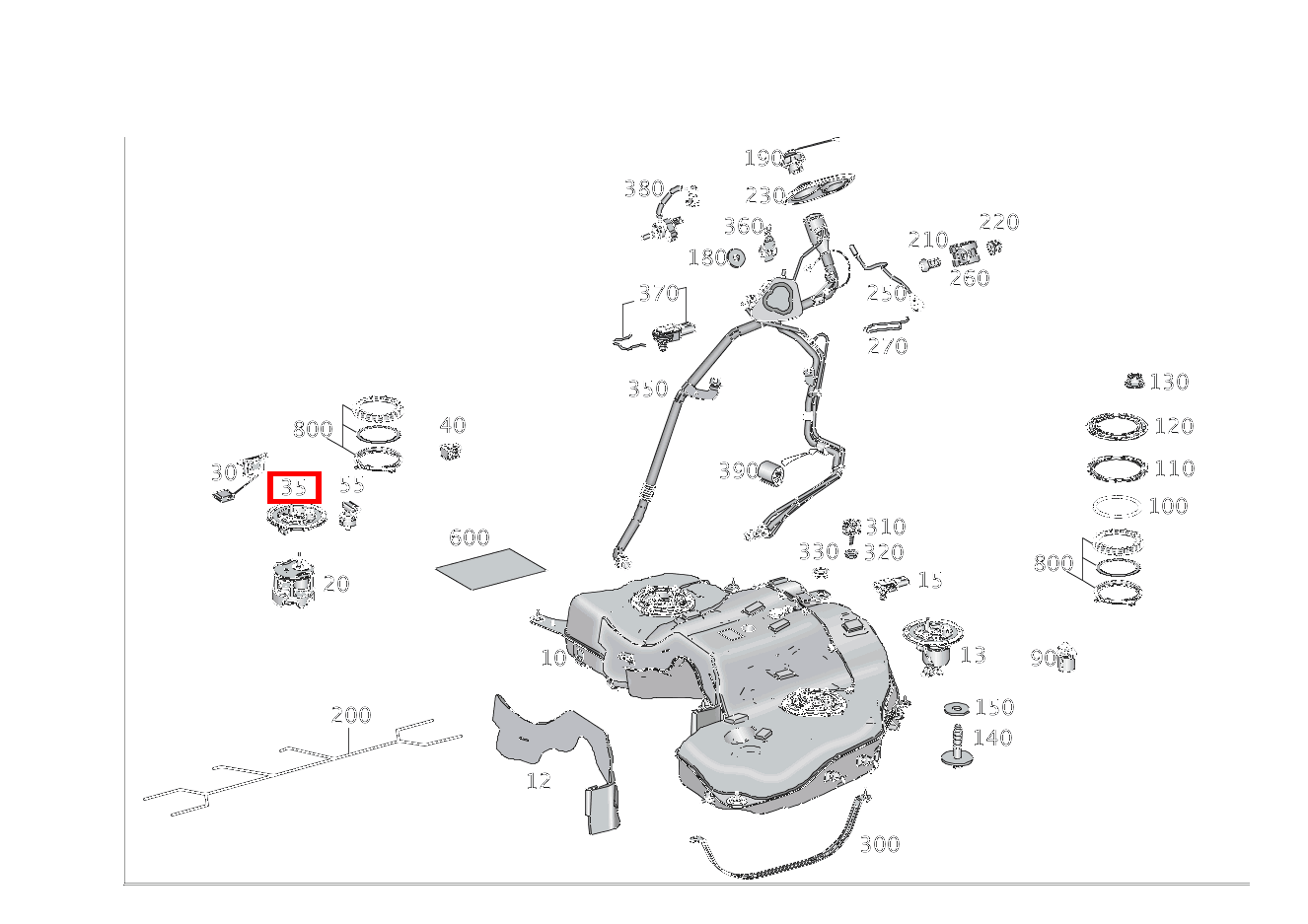 Verschlussdeckel RECHTS INNEN für M-Klasse 166 kaufen