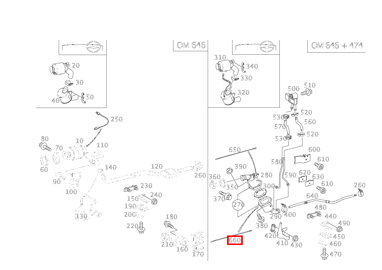 Temperatursensor TEMPERATURSENSOR IN KATALYSATOR für C 203, CLK 209, E ...