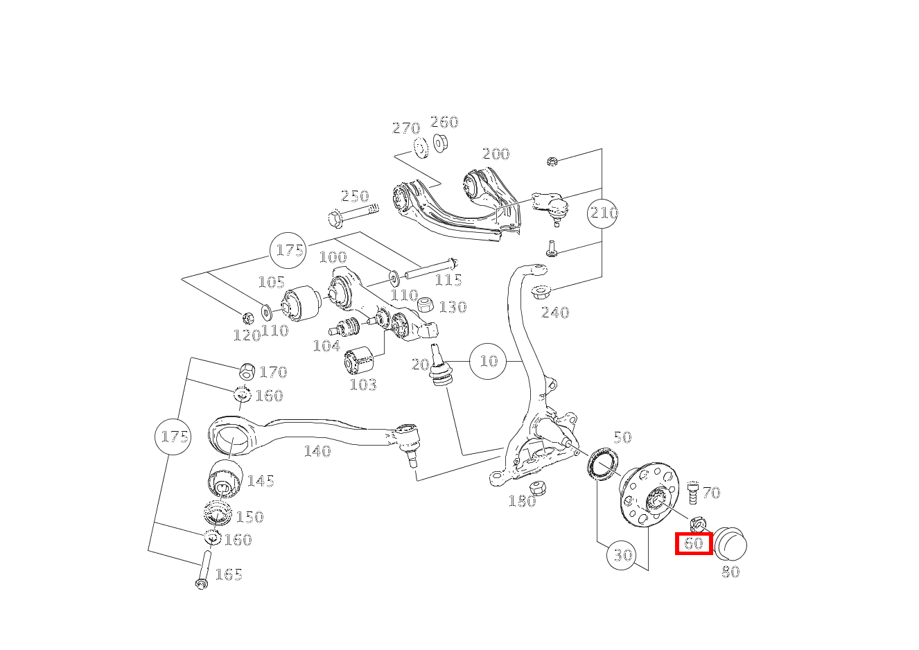 KLEMMMUTTER VORDERRADNABE AN ACHSSCHENKEL , , und weitere kaufen