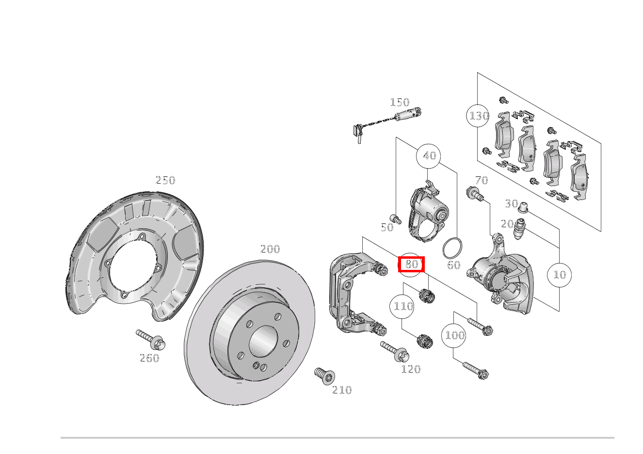 Bremsträger Links und rechts für M 166, GLE 292, EQC 293-Klasse kaufen