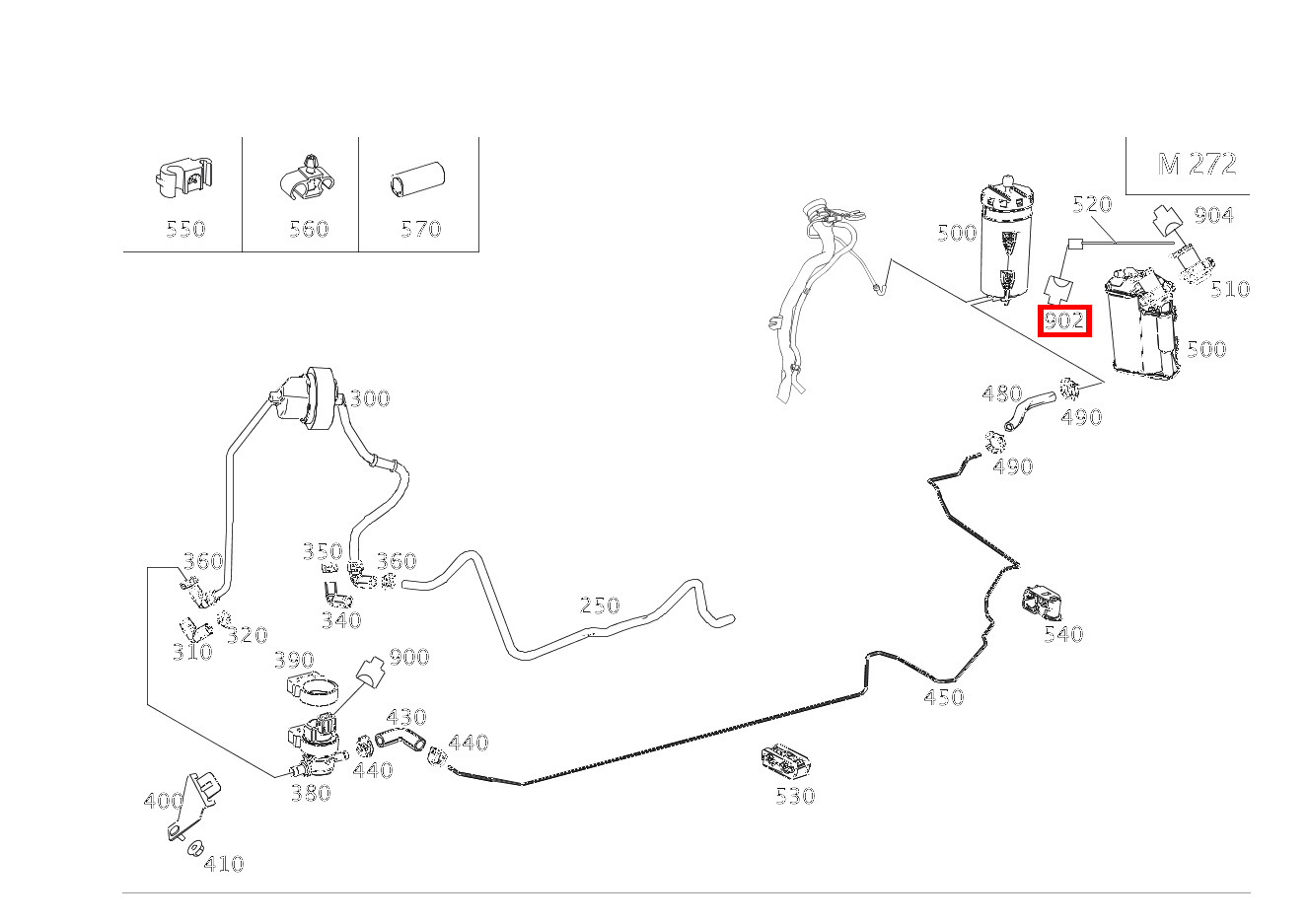 Stecker Steckverbindung Parameterlenkung X18/33; 2-PIN MQS für C 204, E ...