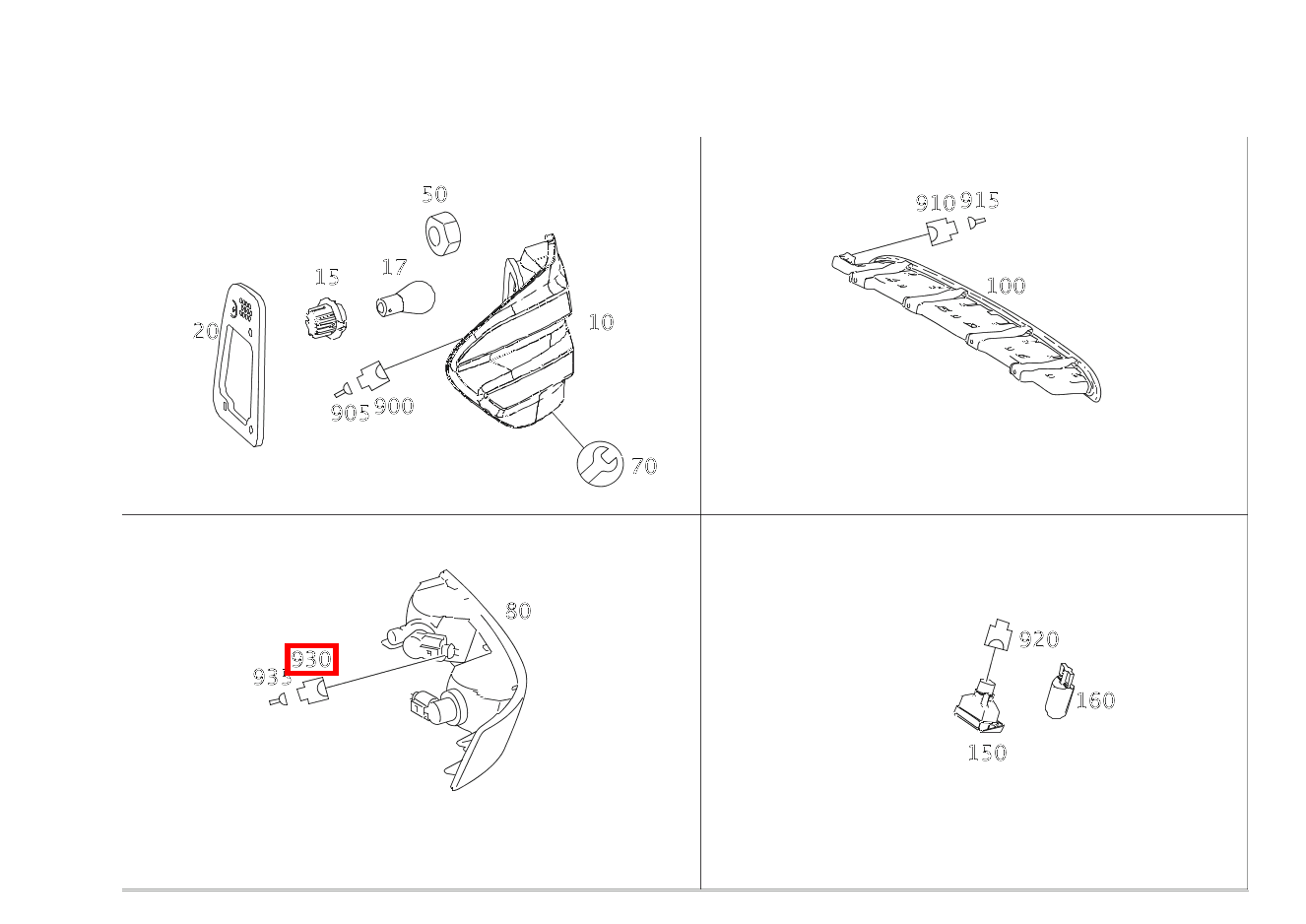 Steckhülsengehäuse BLINKLEUCHTE E3/5, E4/5; 2-PIN MCP2.8 für M-klasse ...