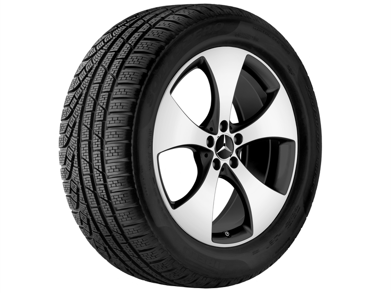 5-Speichen-Rad, 20 Zoll 8,5 J x 20 ET 40, schwarz, glanzgedreht ...