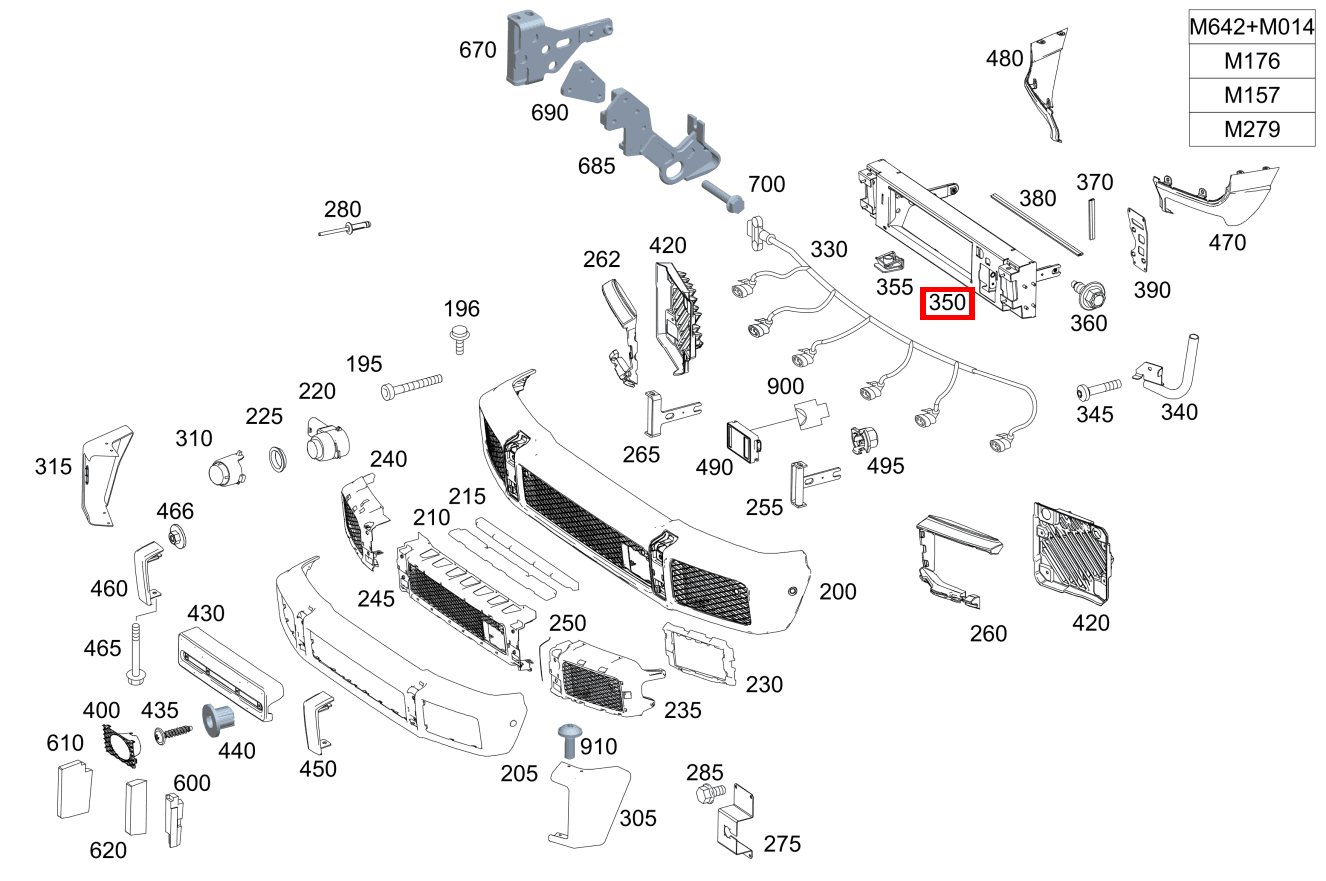 TEILESATZ TRAEGER Stoßfänger AMG für G-Klasse 463 kaufen
