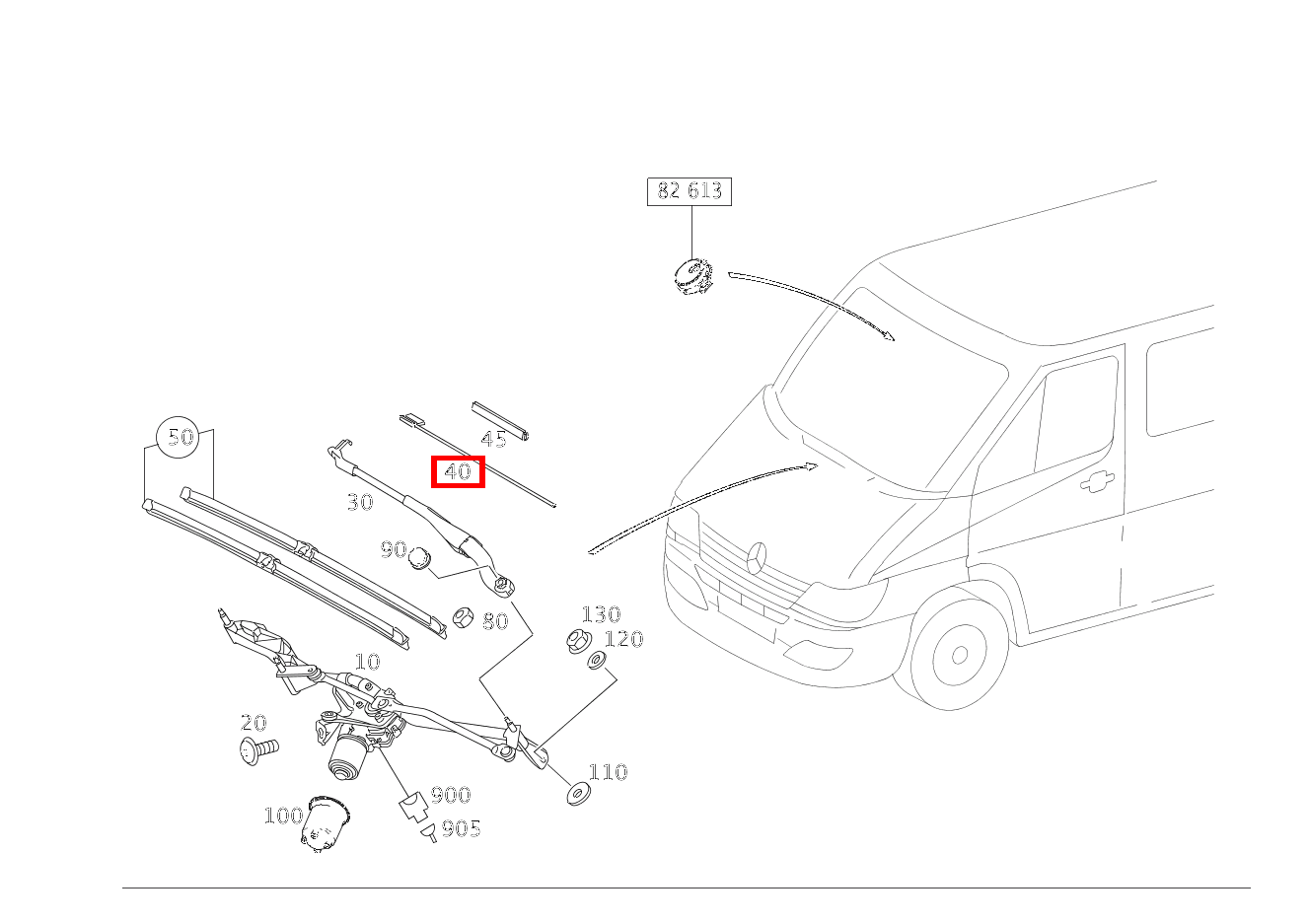 SPRITZDUESE RECHTS, MIT SCHLAUCH für Sprinter 906 kaufen