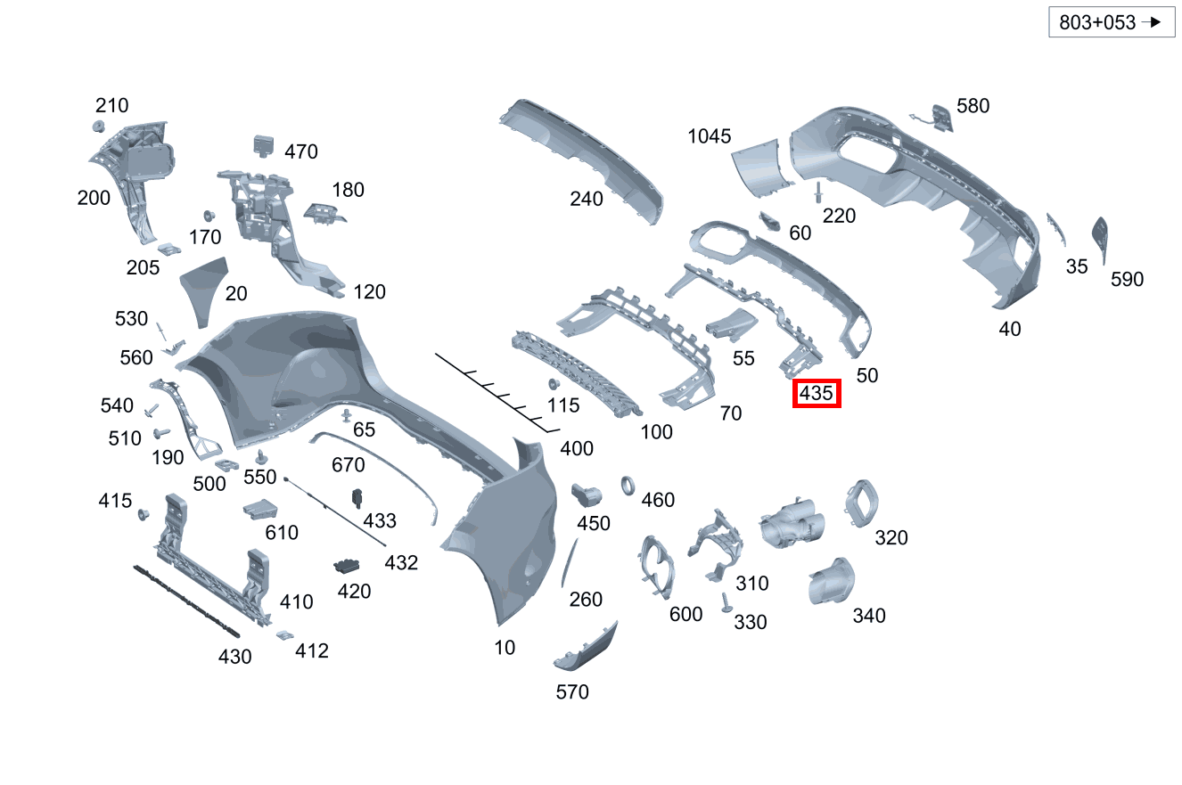 Stossfängerhalter für GLE-Klasse 167 kaufen