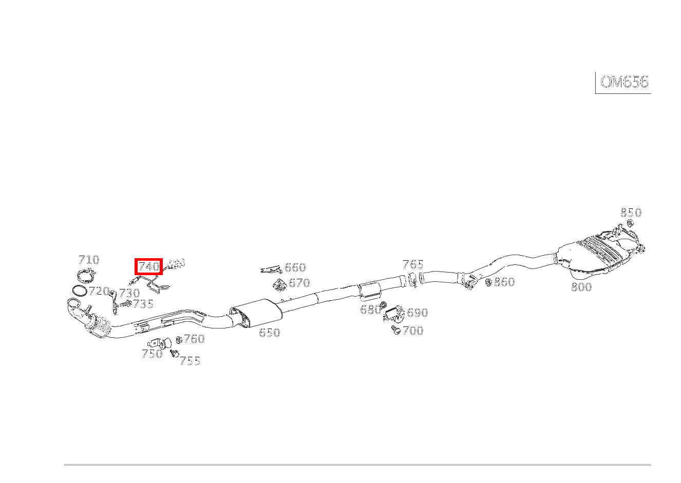 Nox-Sensor Vor SCR Katalysator für S 222, E 238-Klasse kaufen