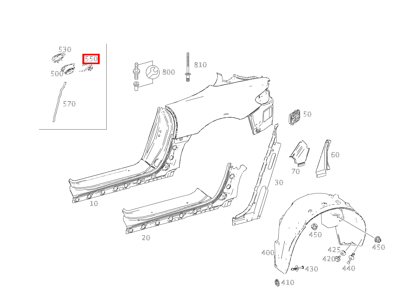 Verriegelung TANKKLAPPE für SLS-Klasse 197 kaufen