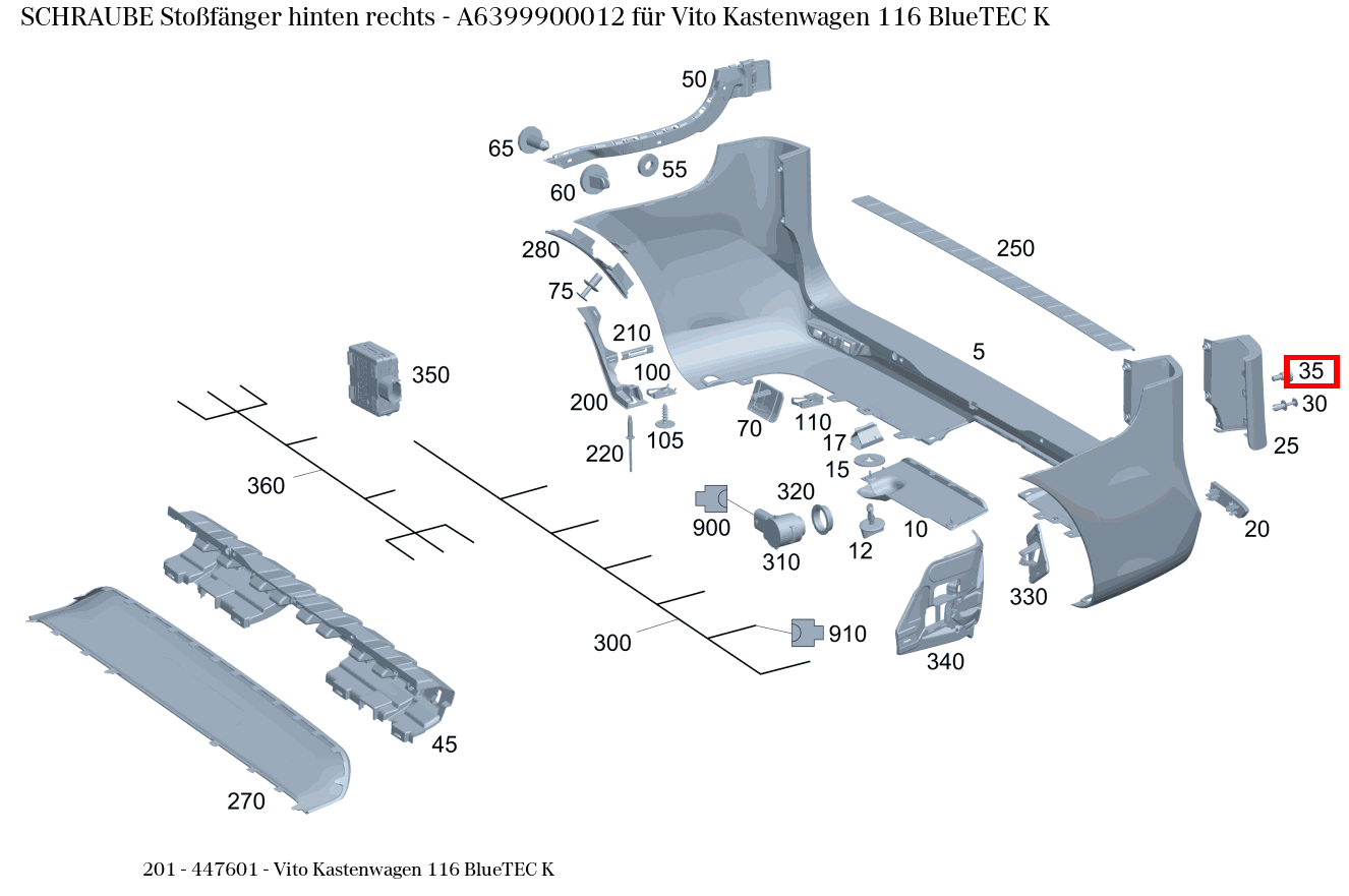 Schraube STOSSFAENGER AN AUFBAU , , und weitere kaufen