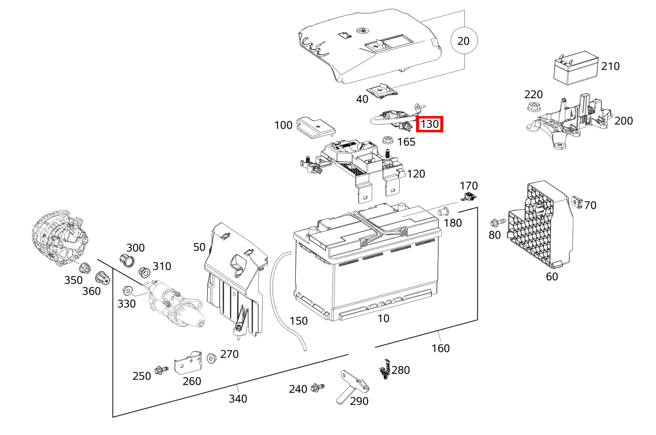 Batteriesensor Masse Starterbatterie , , und weitere kaufen