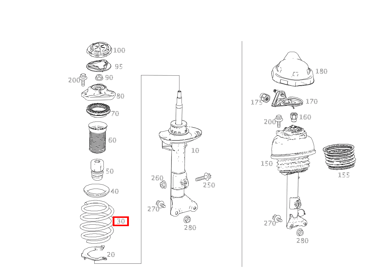 Schraubenfeder FARBKENNZEICHNUNG: 2 X BLAU für E-Klasse 212 kaufen