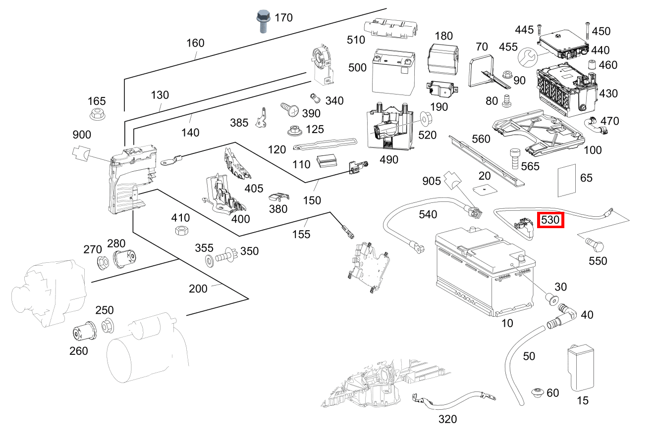 Batteriesensor An Batterie für S-Klasse 222 kaufen