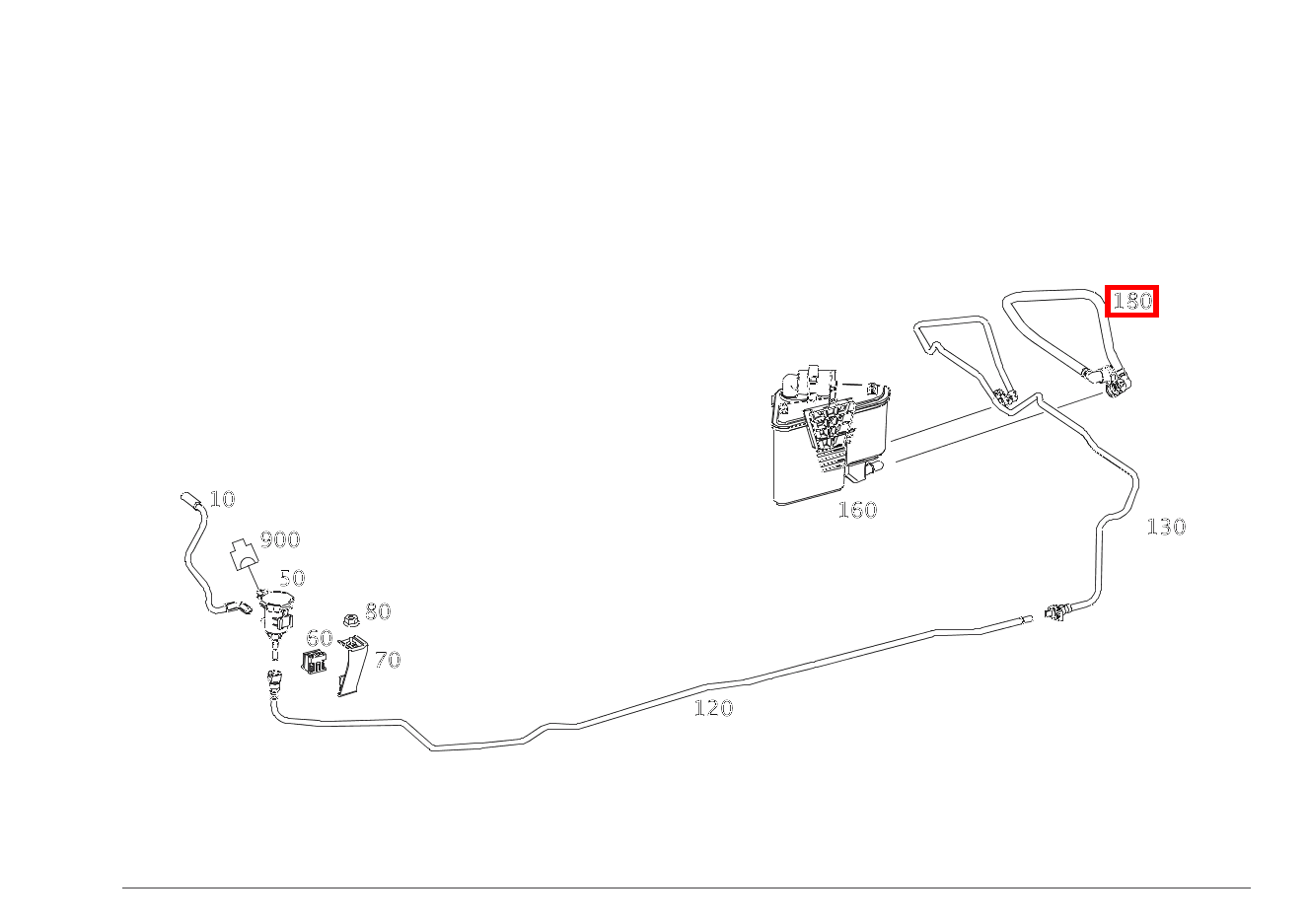 BELUEFTUNGSLEITUNG AKTIVKOHLEFILTER ZUM KRAFTSTOFFBEHAELTER , , und ...