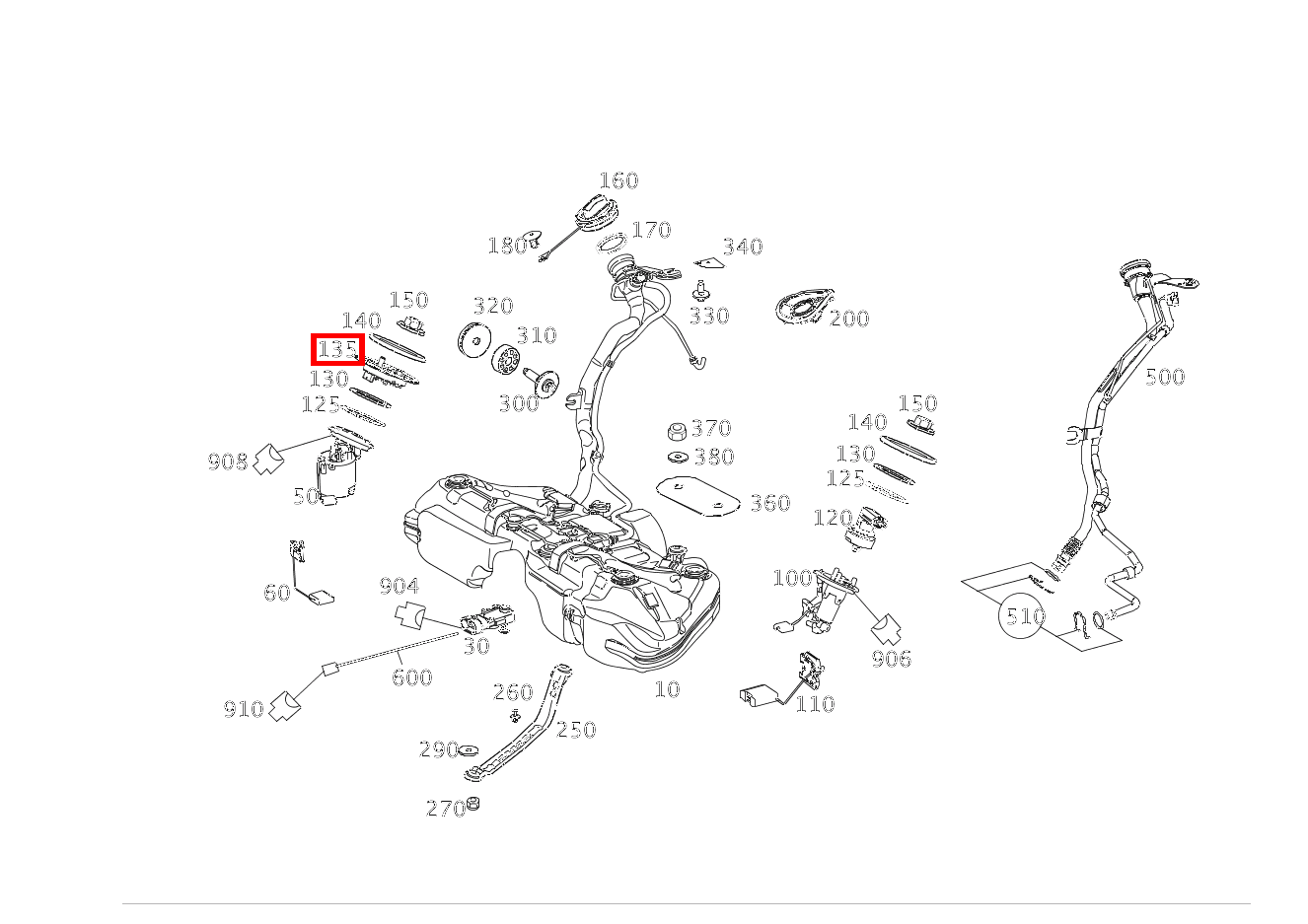 Verschlussdeckel für C 204, E 207-Klasse kaufen