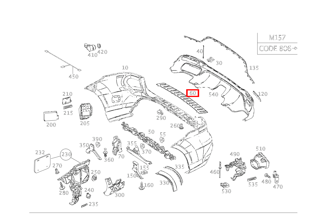 BLENDE AUFTRITT Ladekantenschutz für M 166, GLE 292-Klasse kaufen