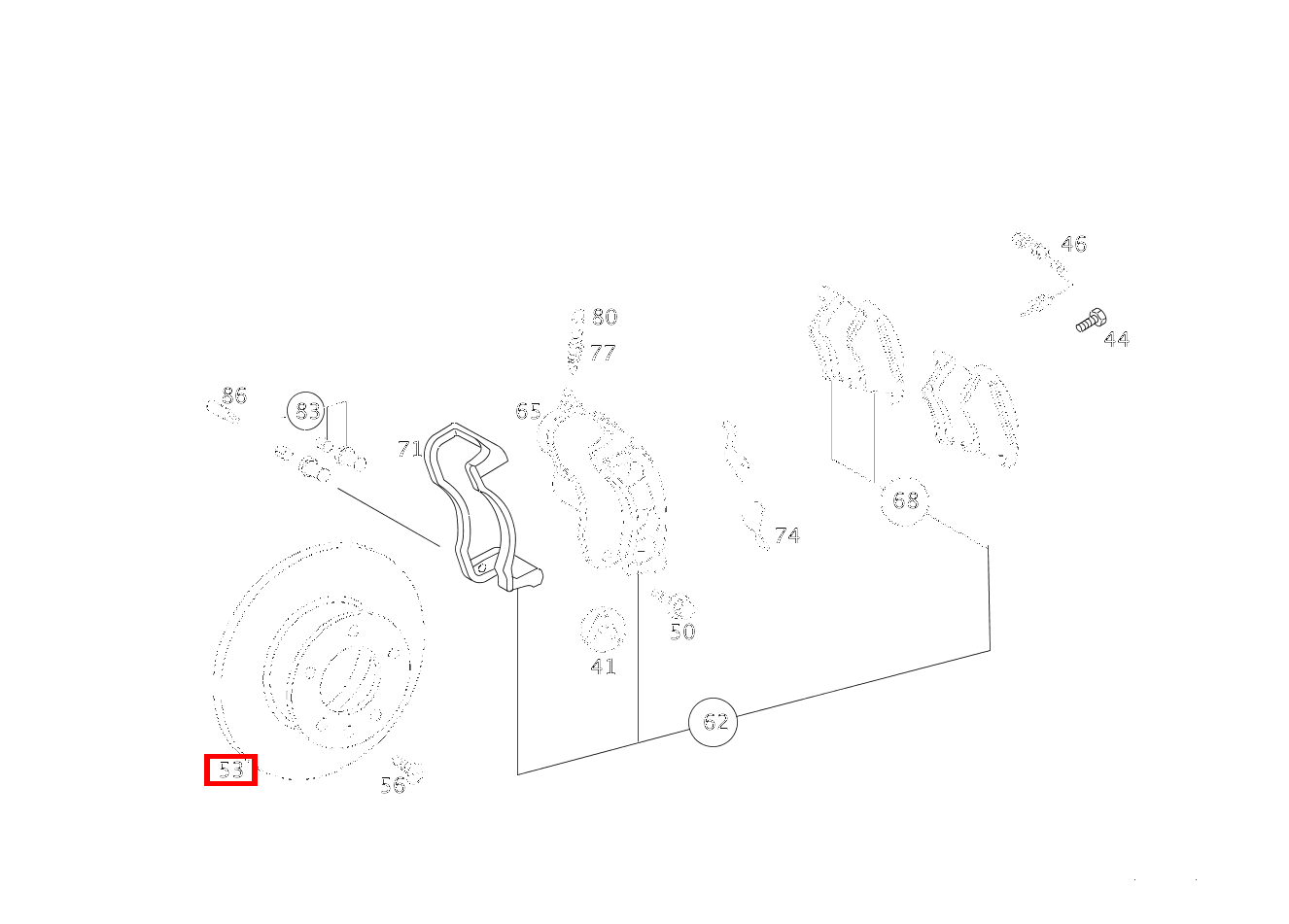 Bremsscheibe für G-Klasse 463 kaufen