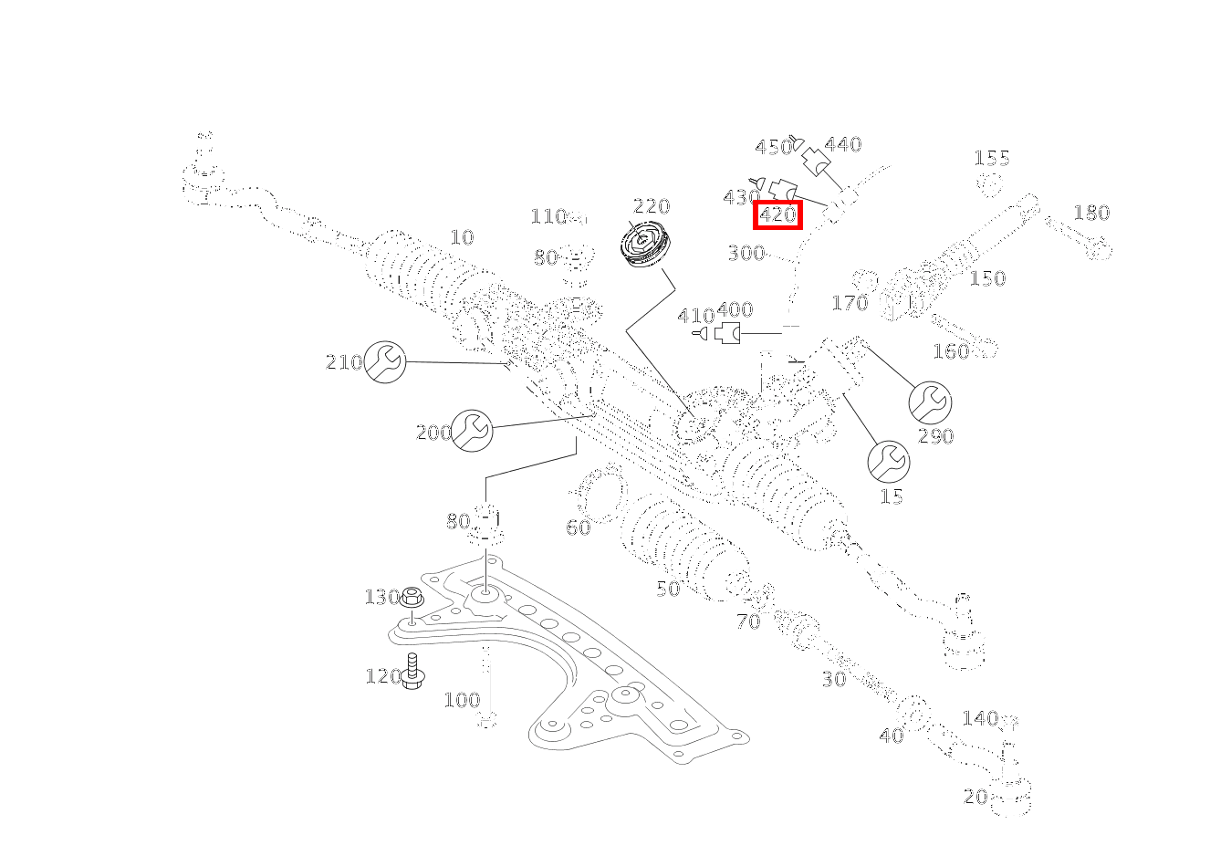 Stecker Steckverbindung Parameterlenkung X18/33; 2-PIN MQS für C 204, E ...