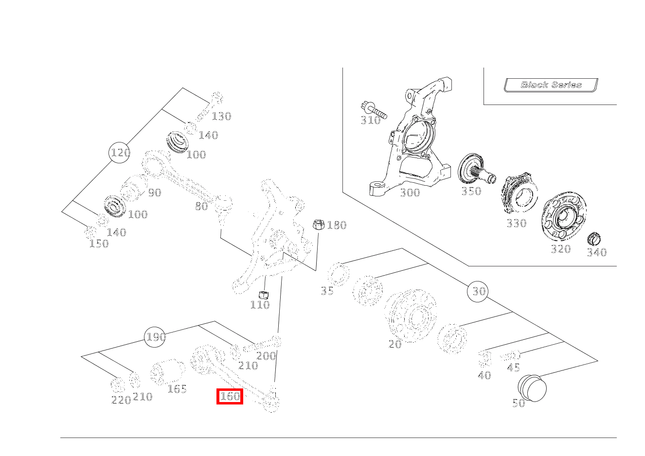 Querstrebe VORNE LINKS für C 204, CLK 209-Klasse kaufen