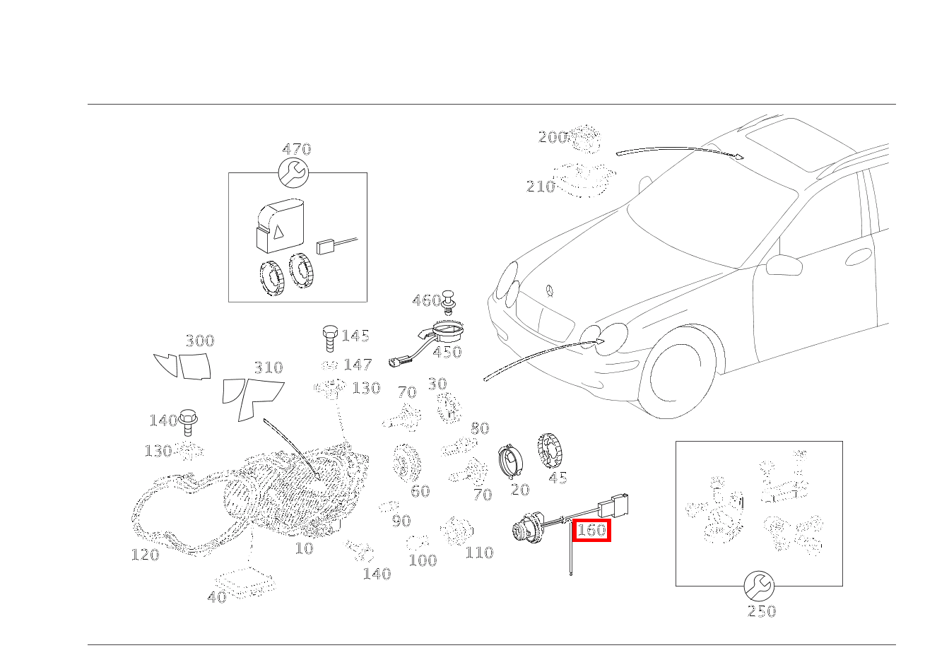 Lampenfassung REPARATURLOESUNG FUER BLINKER für C 203, E 211-Klasse kaufen