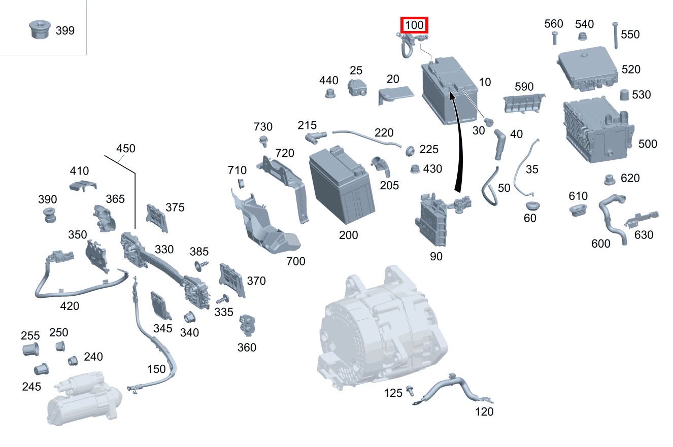 Batteriesensor An Batterie für E 213, EQC 293-Klasse kaufen