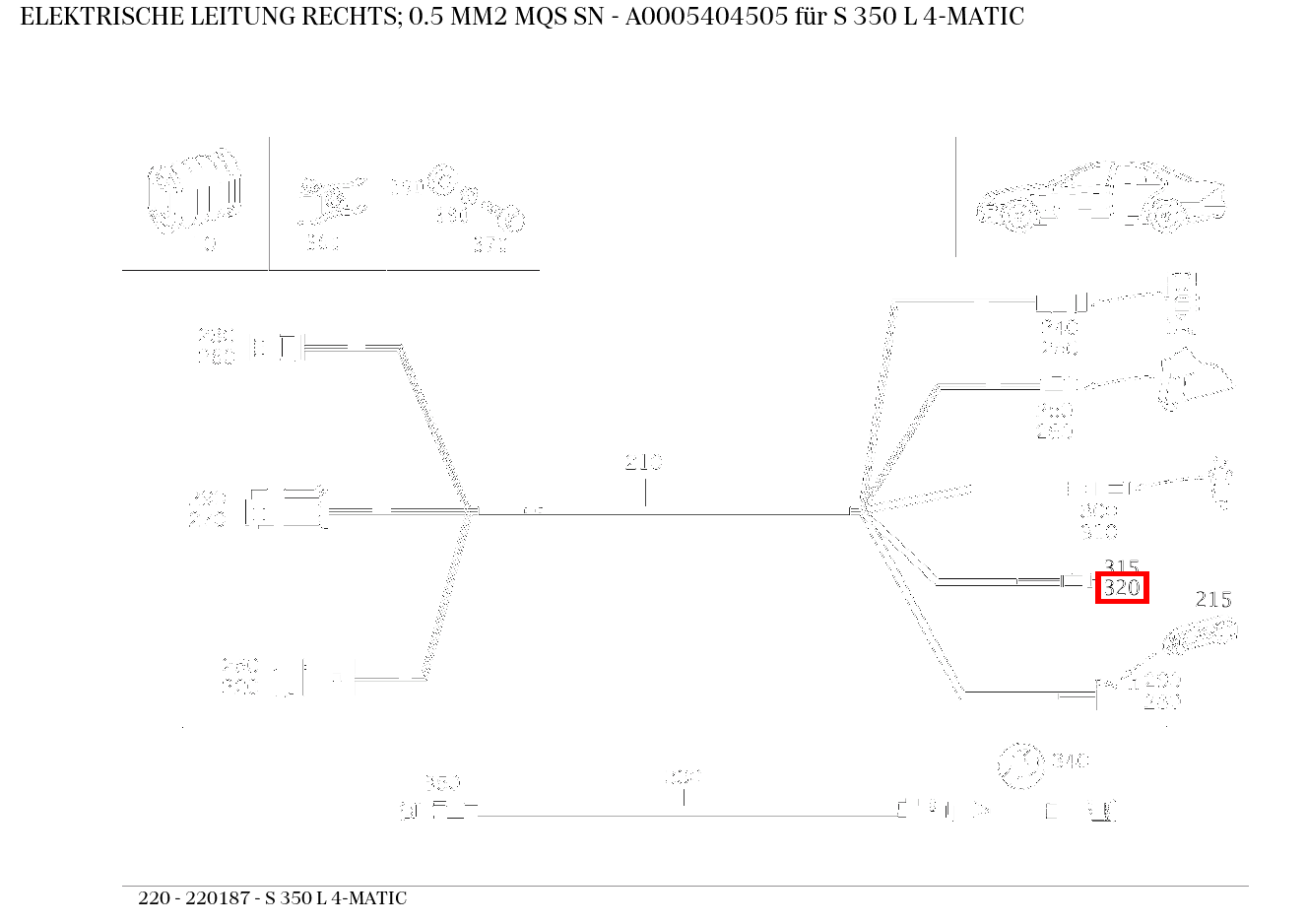 Elektrische Leitung 0.5 MM2 MQS SN , , und weitere kaufen