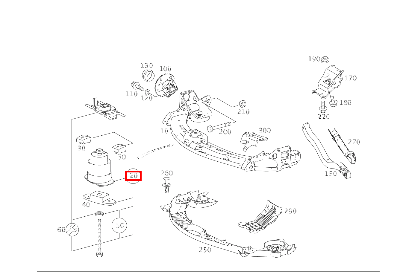 TEILESATZ DICHTUNGSBALG (TEILESATZ) für A 169, C 205, B 245-Klasse kaufen