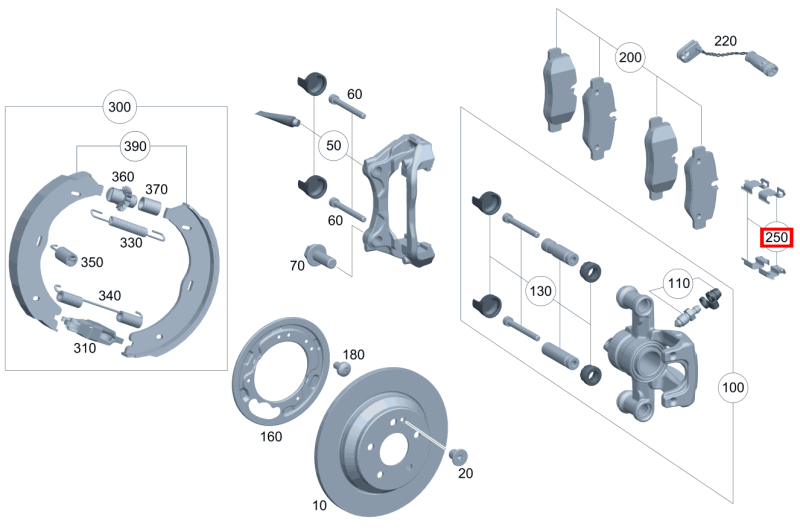 Spreizfeder Rechts für 190 201, B 245, G 460-Klasse kaufen